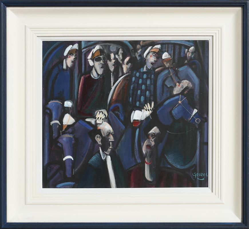 George Dunne | Paddock Folk | MutualArt