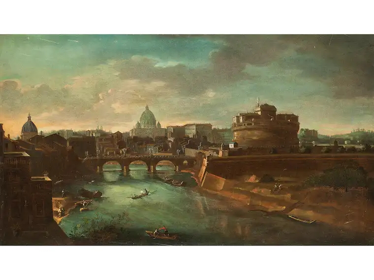 Gabriele Bella | VENETIAN VEDUTA WITH RIALTO BRIDGE | MutualArt