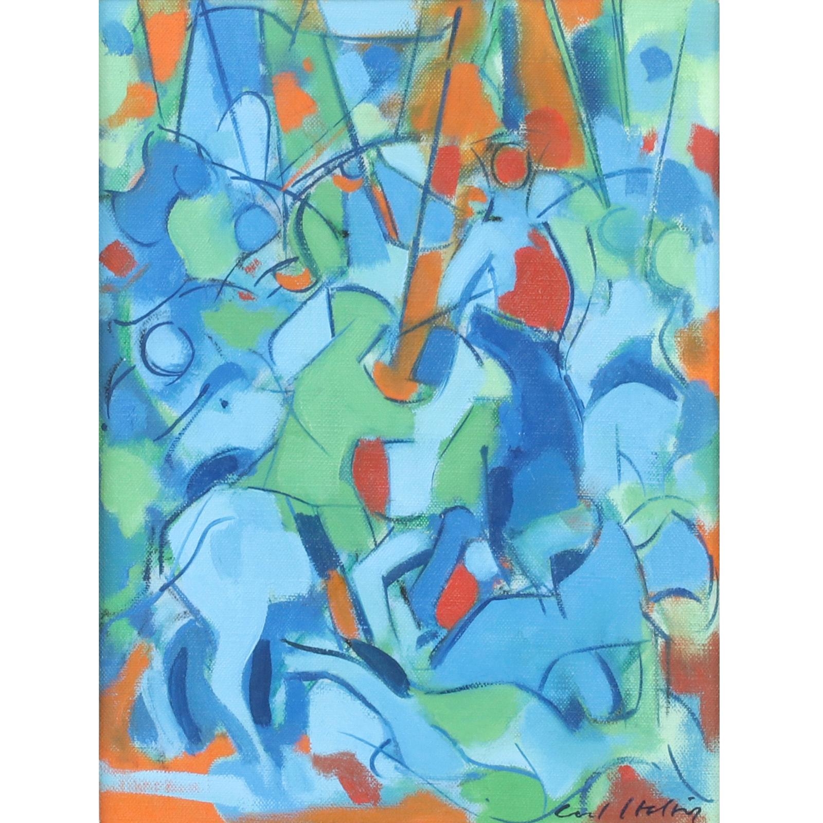 Carl Robert Holty | Polo Players (Circa 1945) | MutualArt