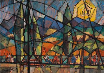 Afewerk Tekle | 27 Artworks at Auction | MutualArt