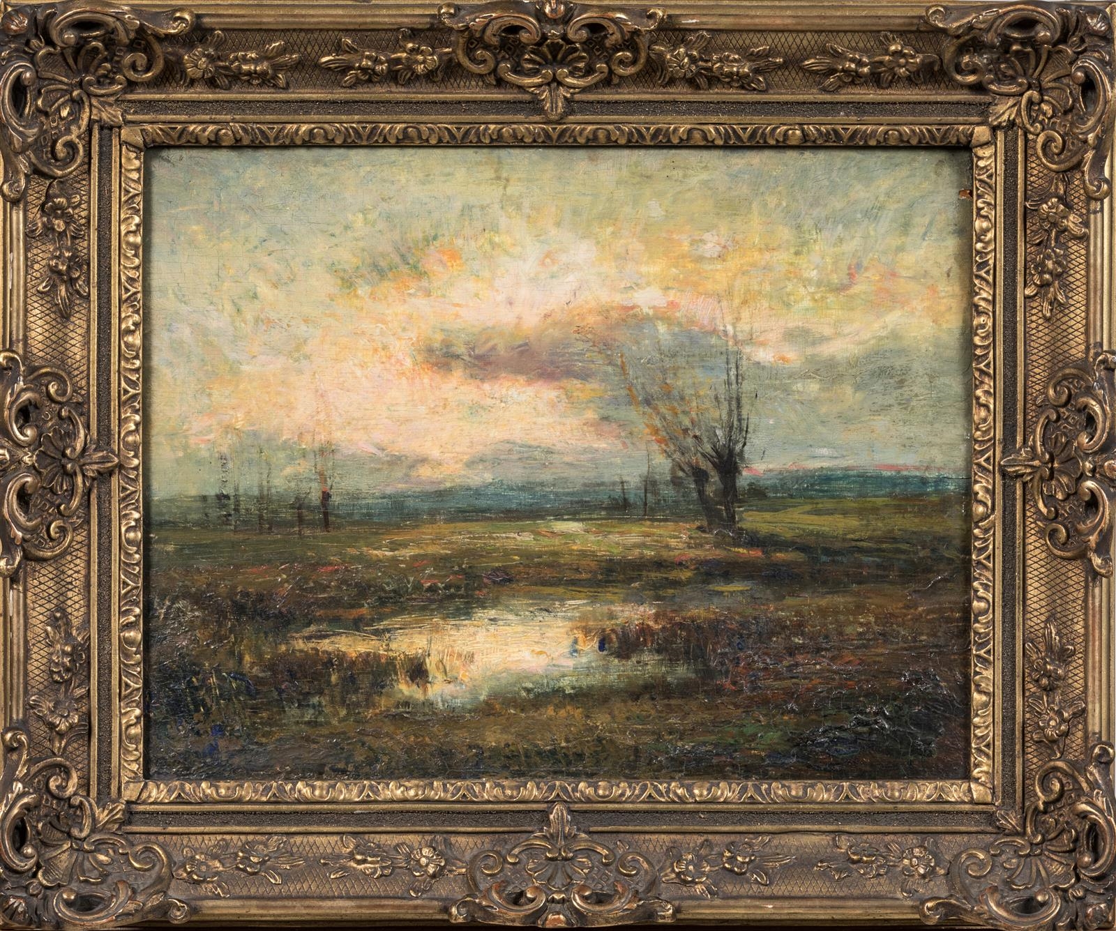Joseph Trevoux | MARE AU SOLEIL COUCHANT | MutualArt