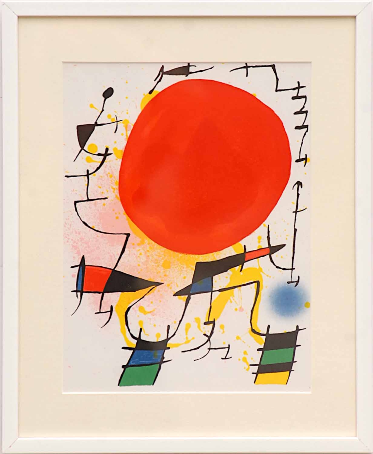 Joan Miró | Red Sun (1972) | MutualArt