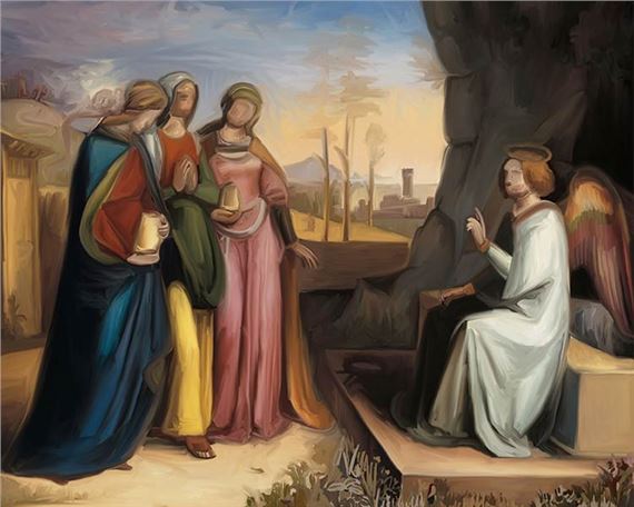 Michael Rotondi | L'Angelo che parla con le tre Marie (2020) | MutualArt