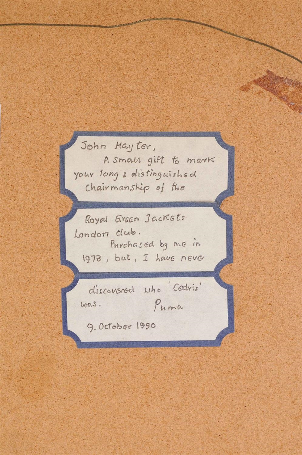 Gerald Cedric Hudson | The 60th Rifles | MutualArt