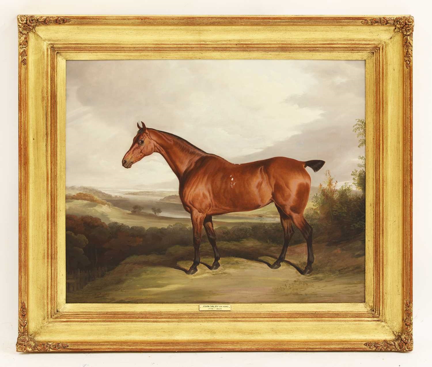 John Dalby | A Portrait of the Horse Jack Spigot in a Stable | MutualArt