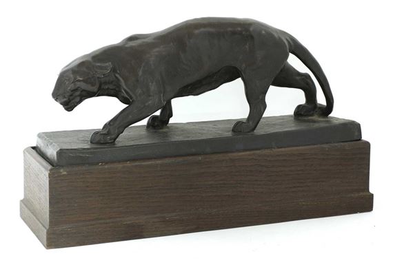 Albert Wille | Prowling panther | MutualArt