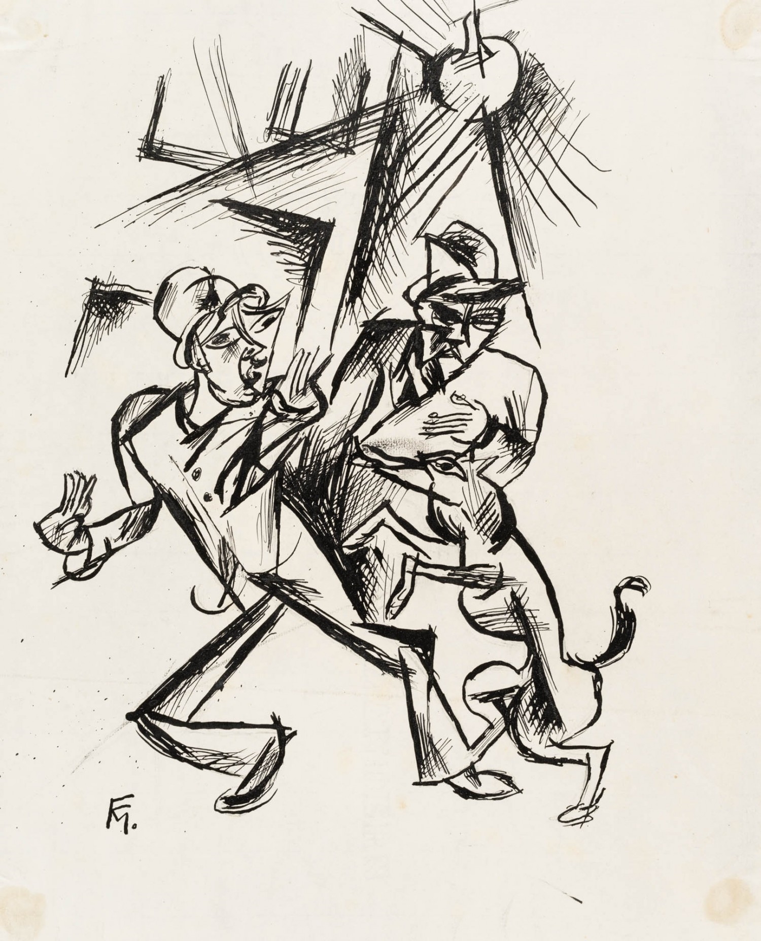 Conrad Felixmüller | DER MALER ERBACH MALT IM GARTEN KIRCHHOFF (THE ...