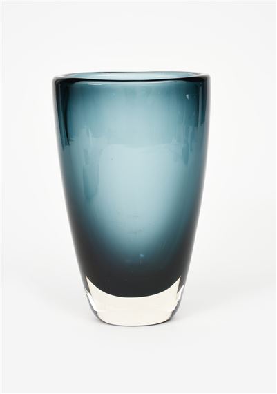 Geoffrey Baxter | A Whitefriars Indigo glass vase | MutualArt