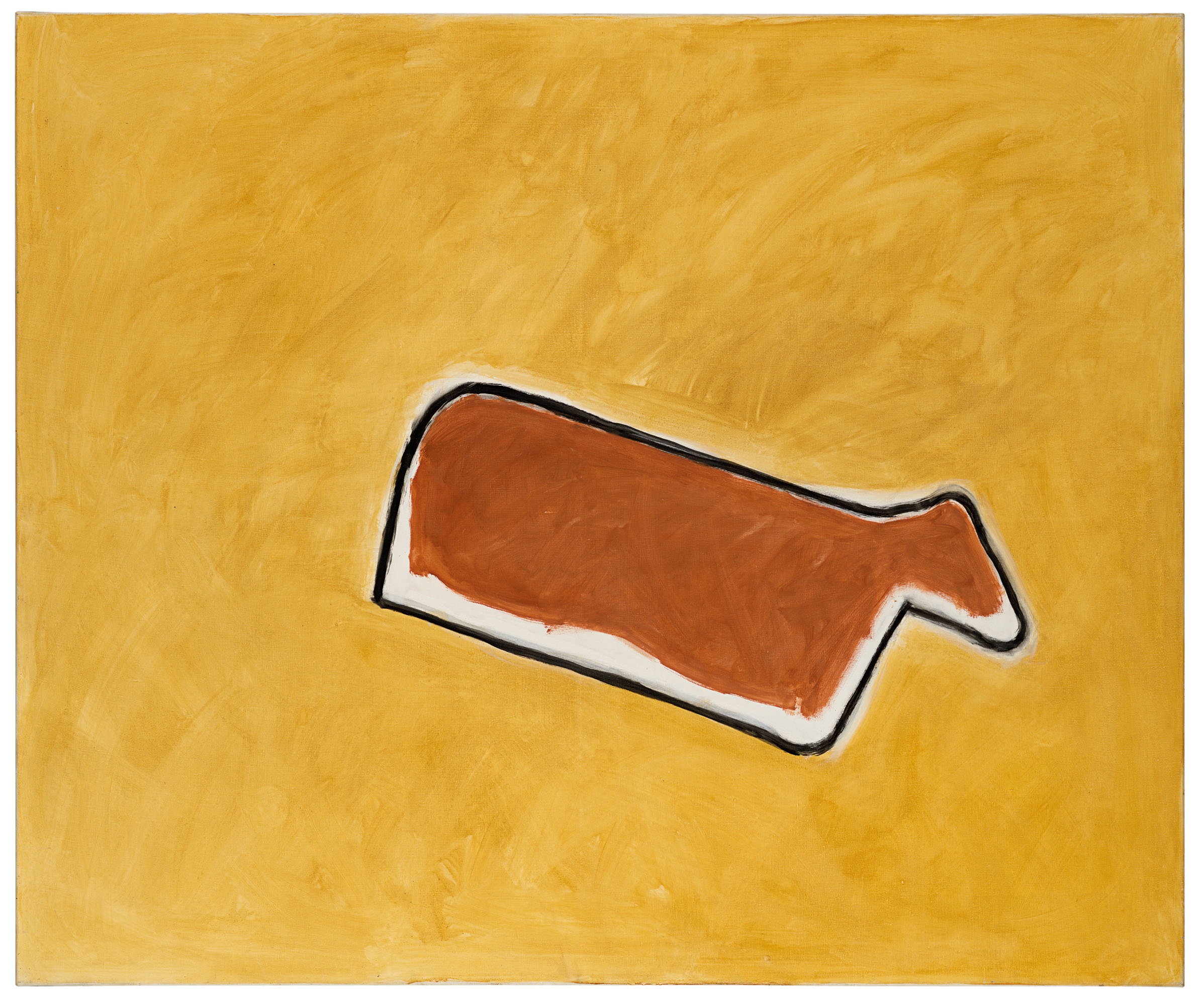 Peter Kinley | House with black hill (1980) | MutualArt