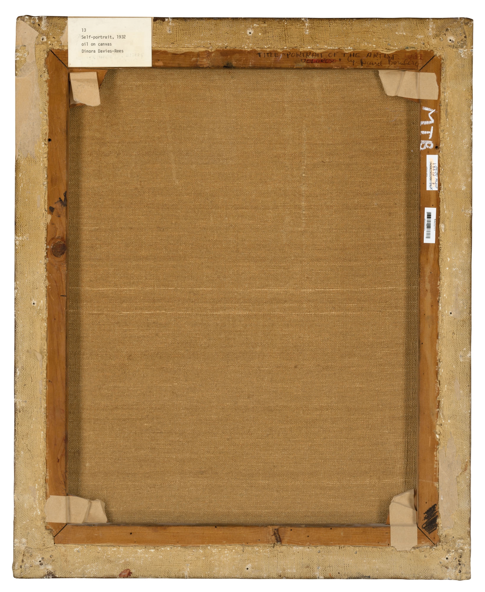 David Bomberg | Portrait of the Artist (1932) | MutualArt