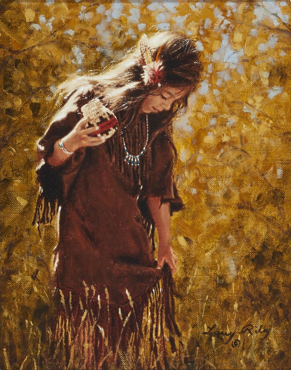 Larry Riley | Preparing for the Dance (1988) | MutualArt