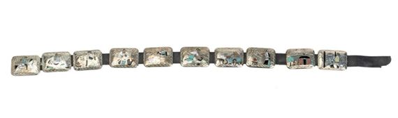 Benjamin Becenti | A Navajo Benjamin Becenti storyteller silver concho ...