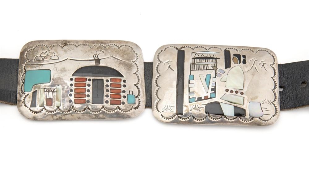 Benjamin Becenti | A Navajo Benjamin Becenti storyteller silver concho ...