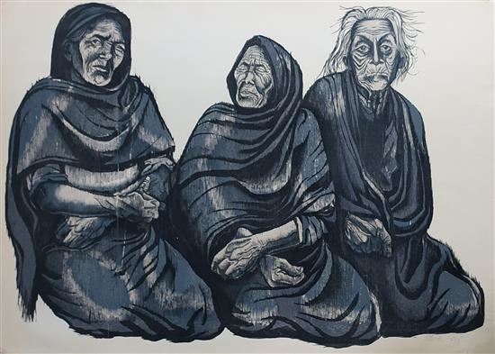 Moshe Gat | Old women | MutualArt