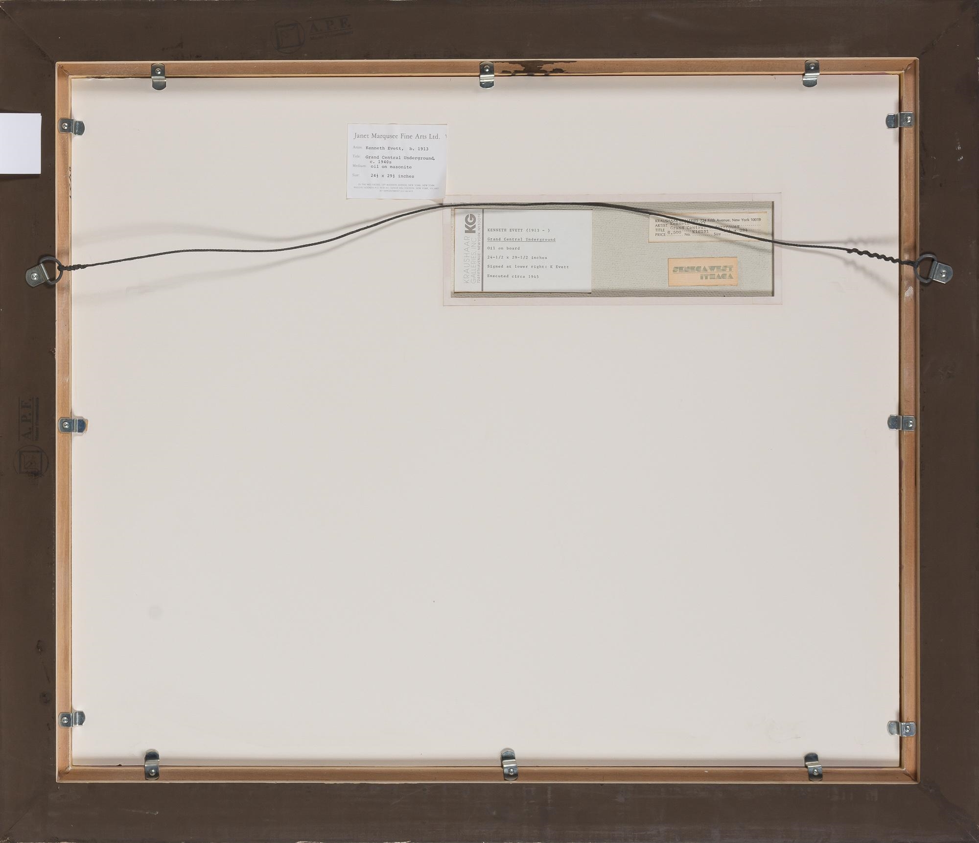 Kenneth Evett | Grand Central Underground | MutualArt