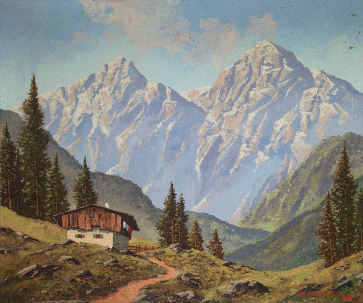 Peter Haller | Alpine Landscape | MutualArt