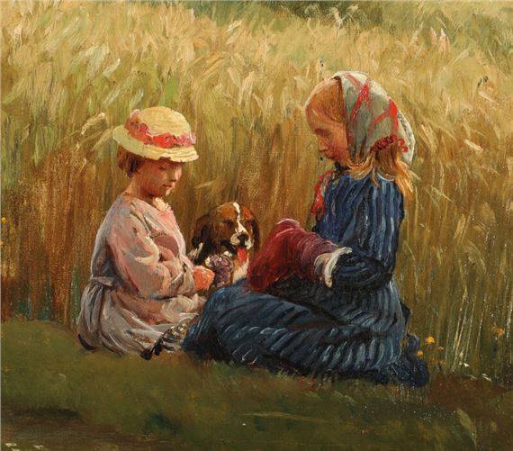 Otto Bache | Summer landscape (1881) | MutualArt