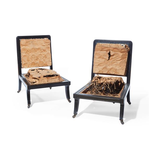 Herter Brothers | Pair of Lounge Chairs | MutualArt