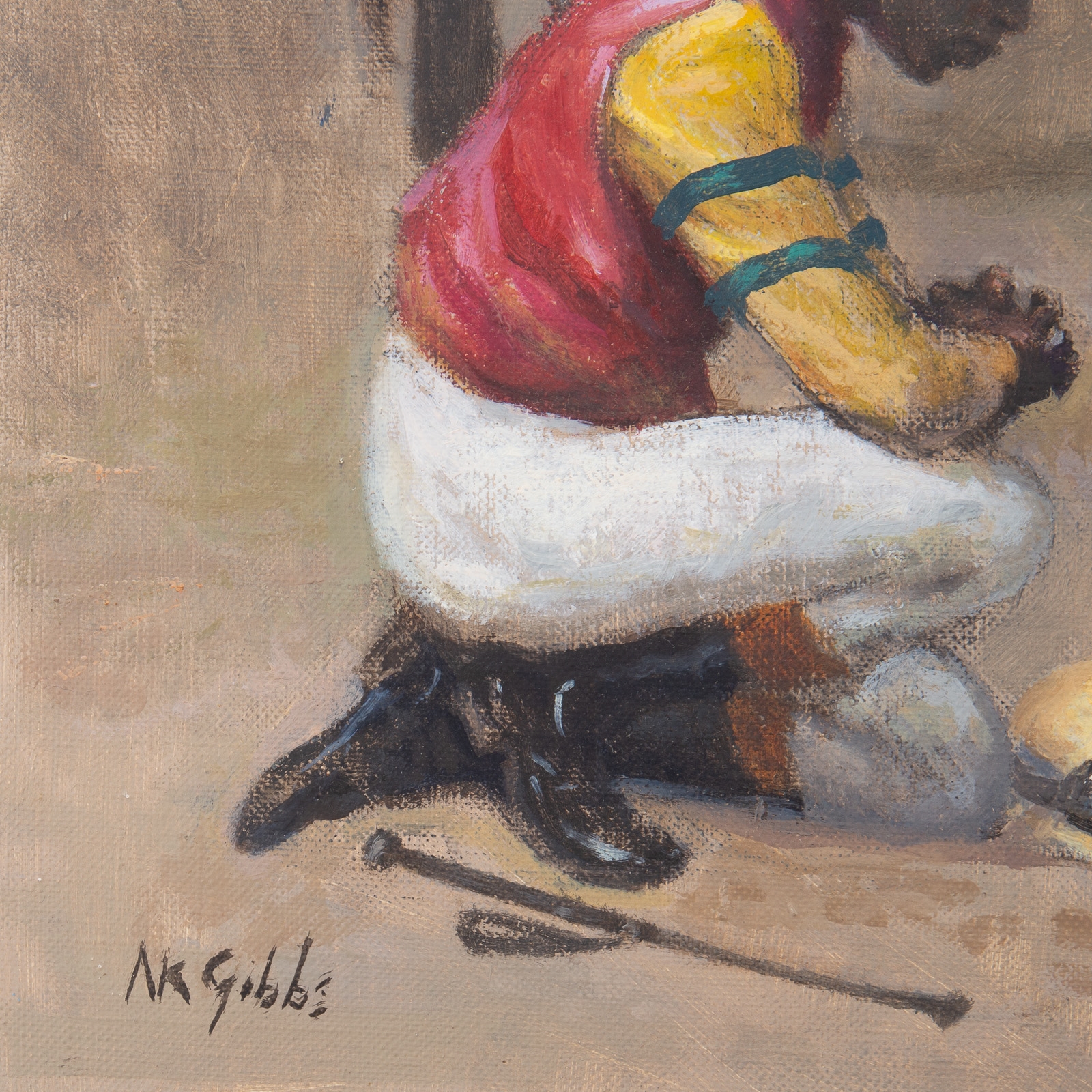 Nathaniel Gibbs | Jockey Praying | MutualArt