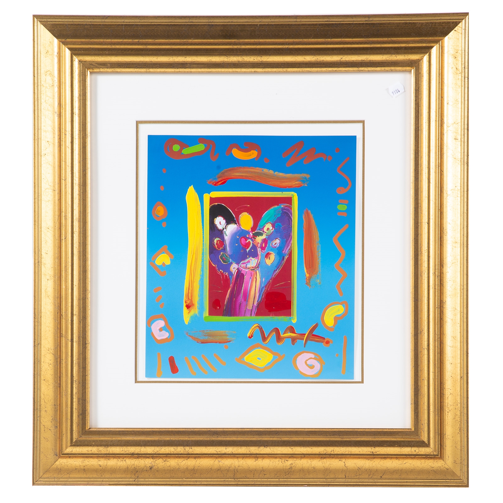 Peter Max | Angel with Heart, enhanced | MutualArt