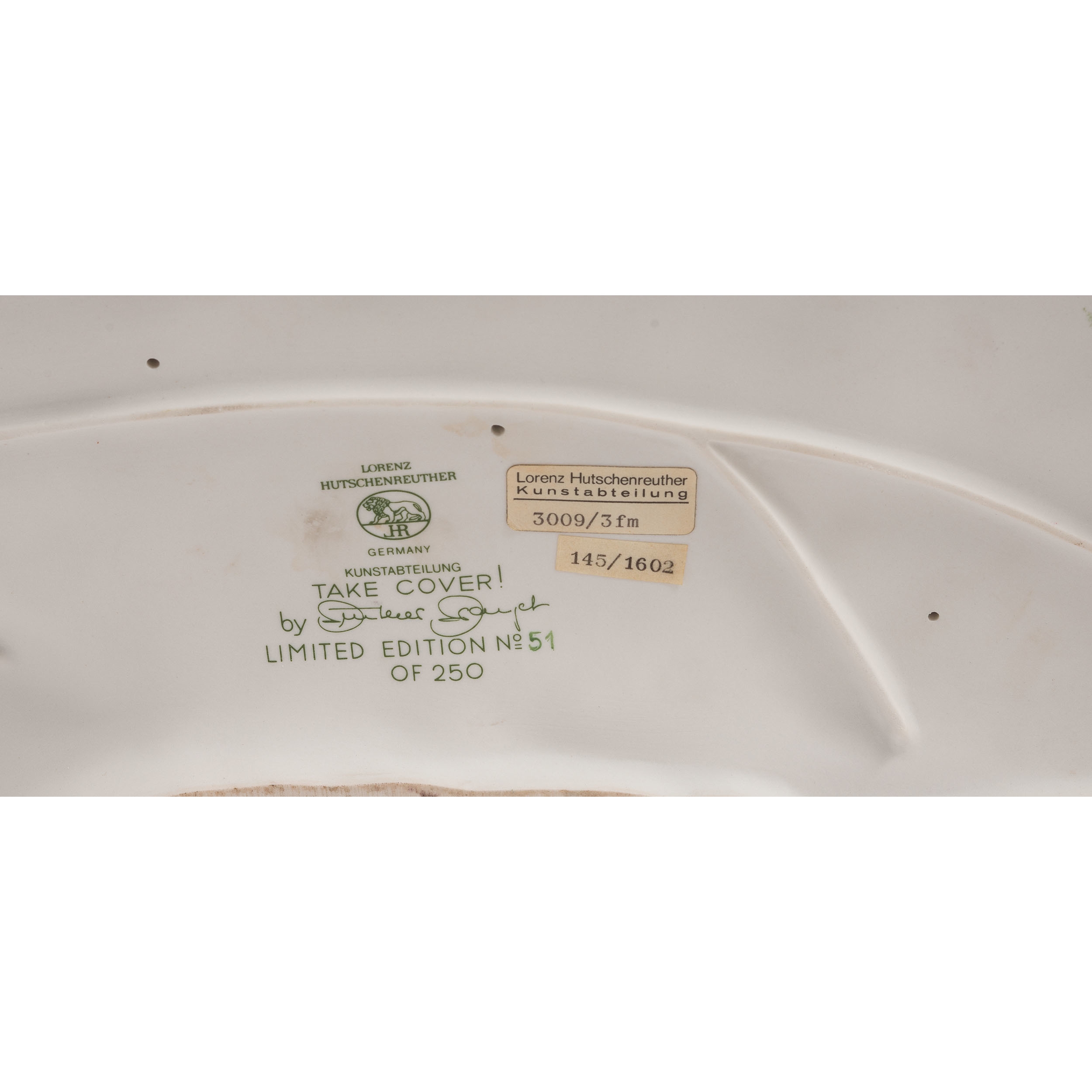 Günther Granget | Hutschenreuther by Gunther Granget Take Cover ...