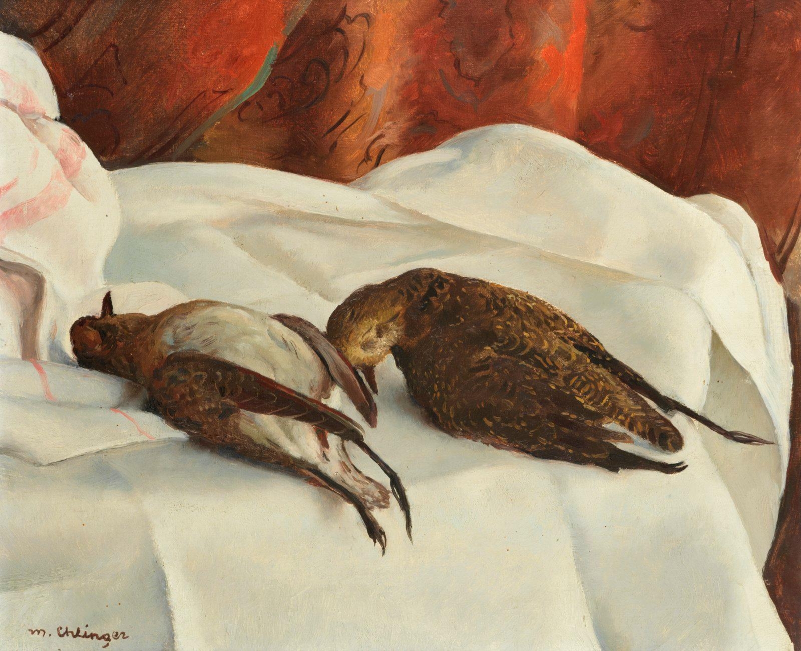 Maurice Ehlinger | Nature morte aux oiseaux | MutualArt