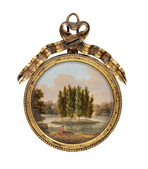 French School, 18th Century | Tomb of Jean Jacques Rousseau near ...