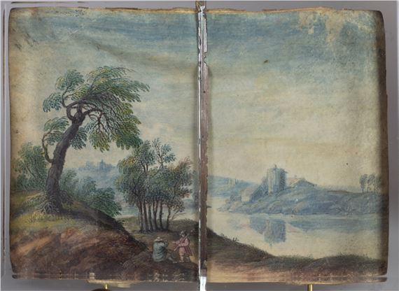 William Bache | Pennsylvania artist Miniature Landscape painting ...