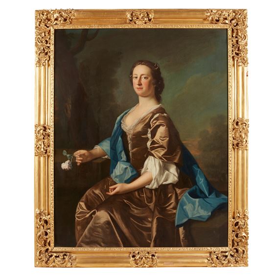Allan Ramsay | THREE QUARTER LENGTH PORTRAIT OF MRS RALPH FREMAN (1750 ...