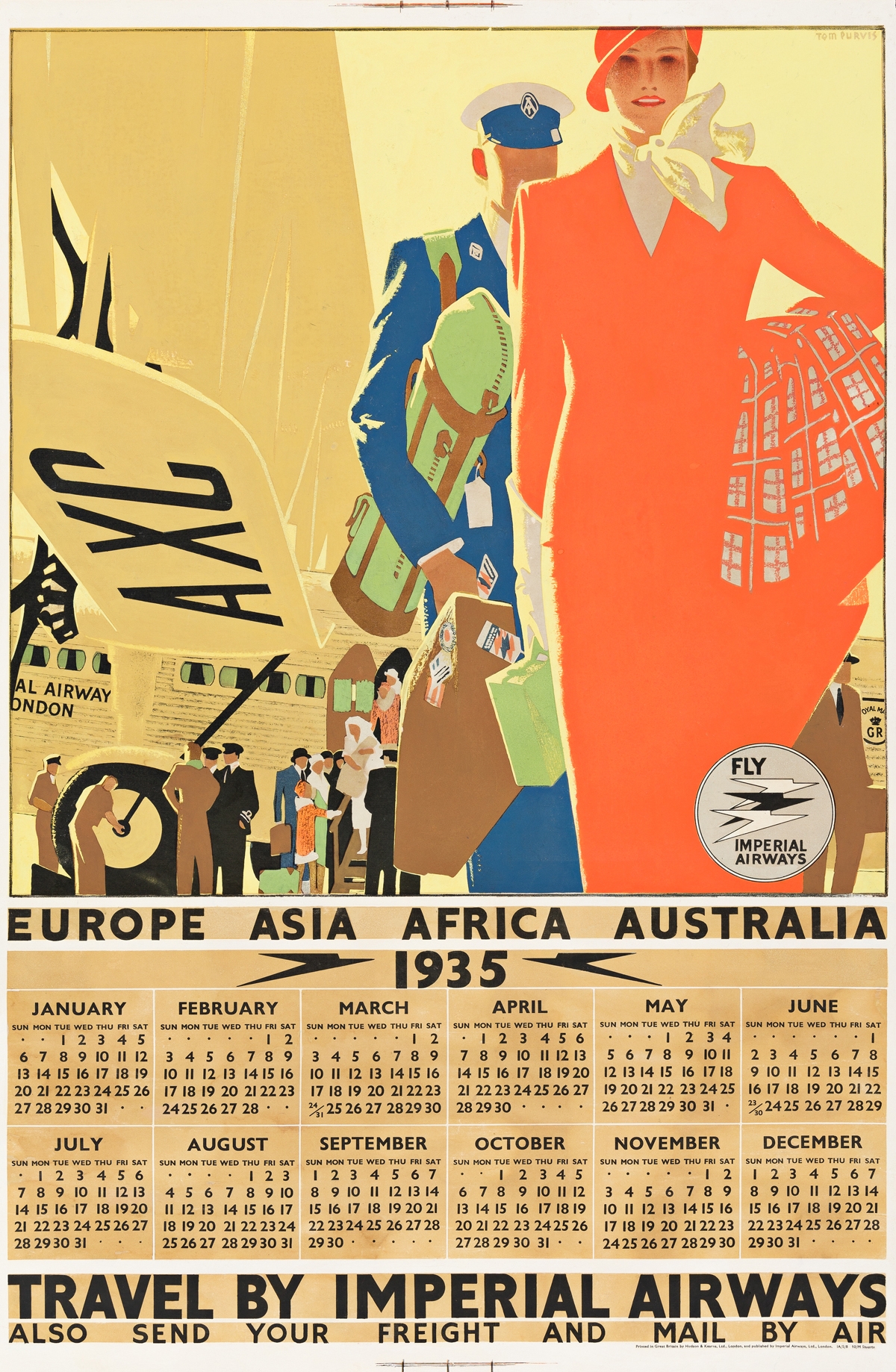 Tom Purvis | Yorkshire Moors by LNER (Circa 1930) | MutualArt