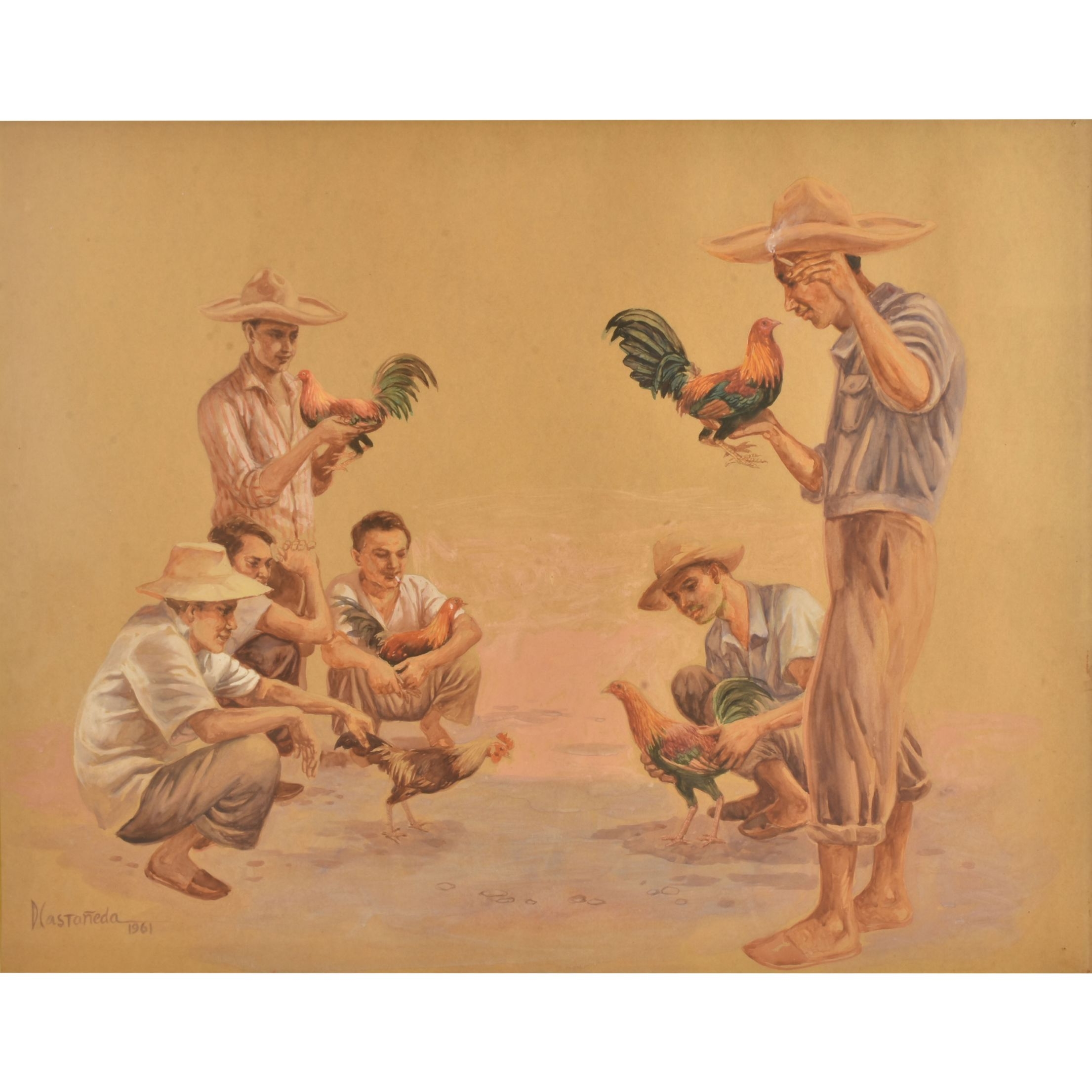 Dominador Castañeda | Sabong (1961) | MutualArt