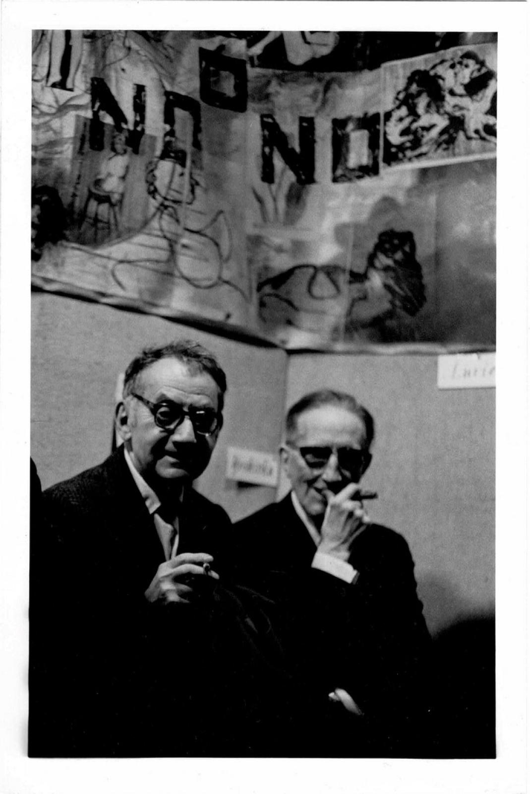 Pablo Volta | Man Ray and Marcel Duchamp at the Festival de la Libre Expression, Paris | MutualArt