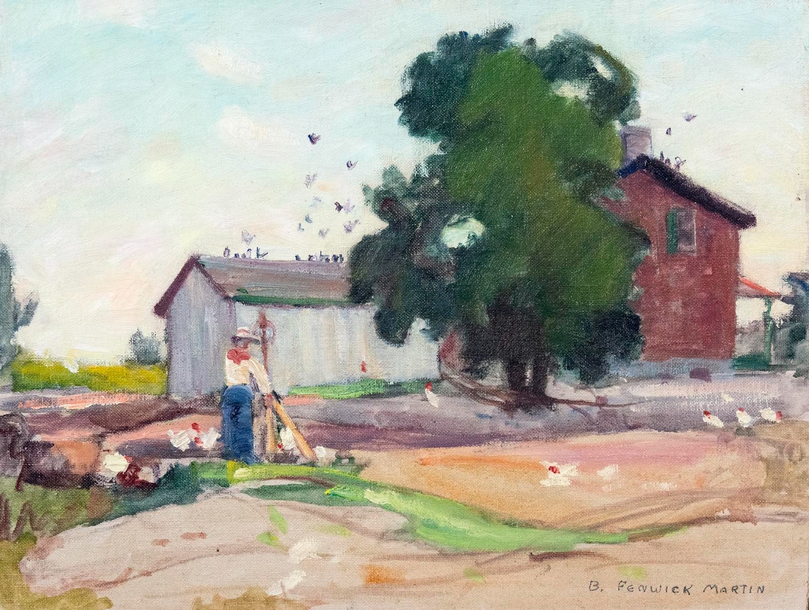 Bernice Fenwick Martin | BARNYARD FLUTTER | MutualArt