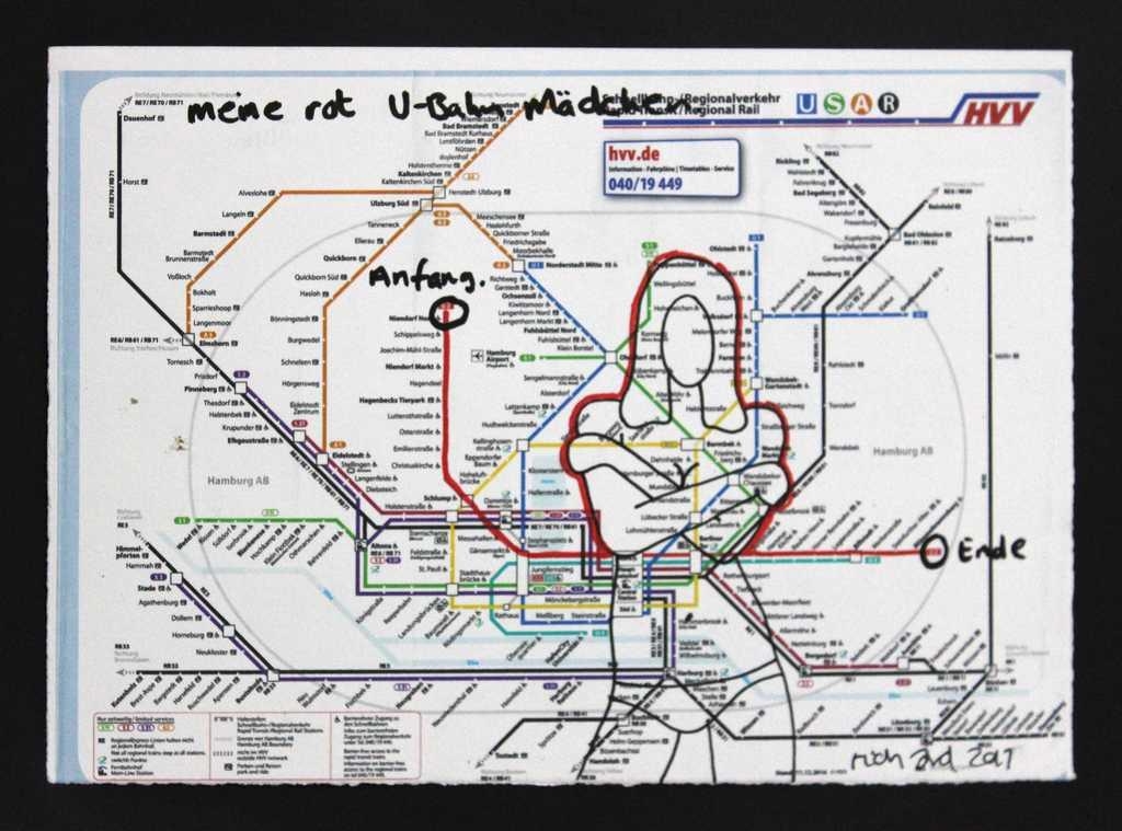 Richard Scott | STUDIO SERIES - HAMBURG UNDERGROUND MAP (1) (2017 ...