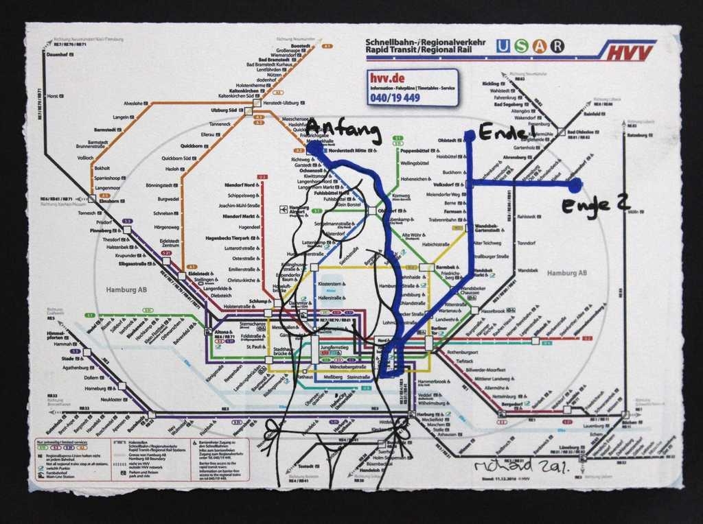 Richard Scott | STUDIO SERIES - HAMBURG UNDERGROUND MAP (3) (2017 ...