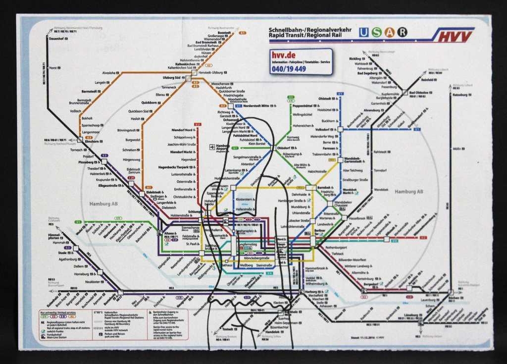 Richard Scott | STUDIO SERIES - HAMBURG UNDERGROUND MAP (4) (2017 ...