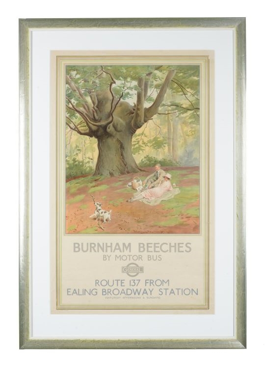 Fred Pegram | Burnham Beeches by Motor Bus (1923) | MutualArt