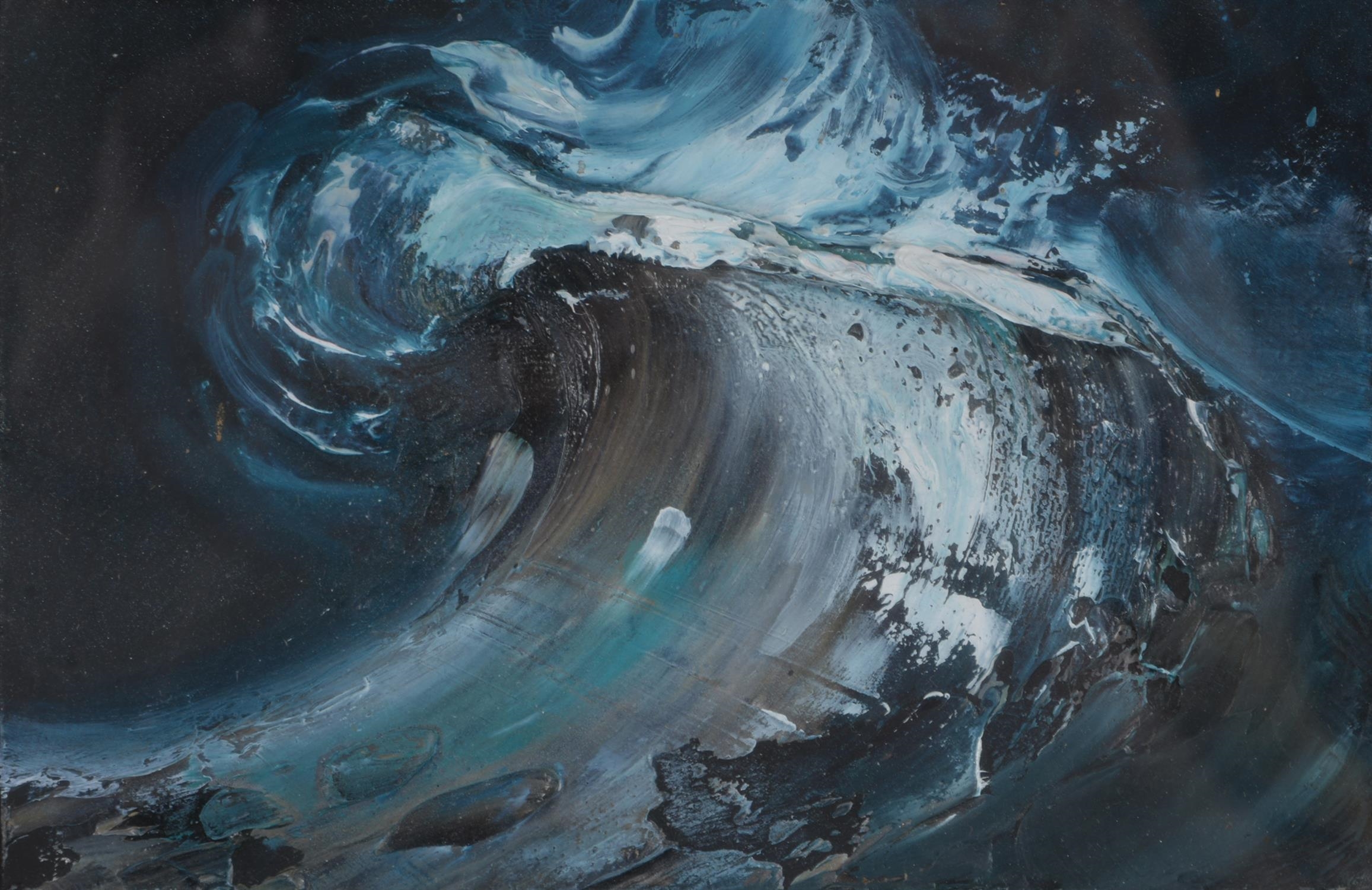 Maggi Hambling | Wave (2010) | MutualArt