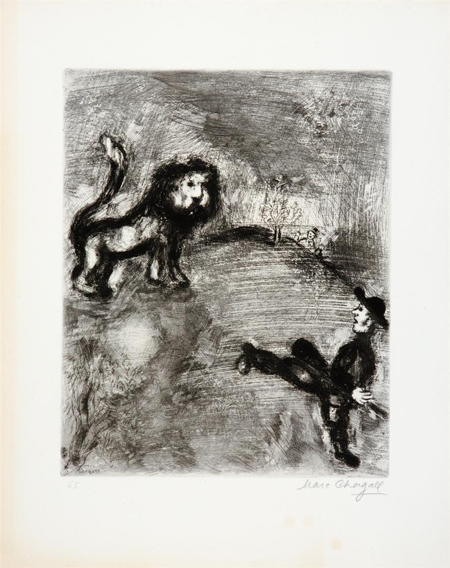 Marc Chagall | Four works: AUS: JEAN DE LA FONTAINE, FABLES (4) (1952 ...