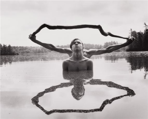 Arno Rafael Minkkinen | Self portrait with Dan, Fosters Pond (1993 ...