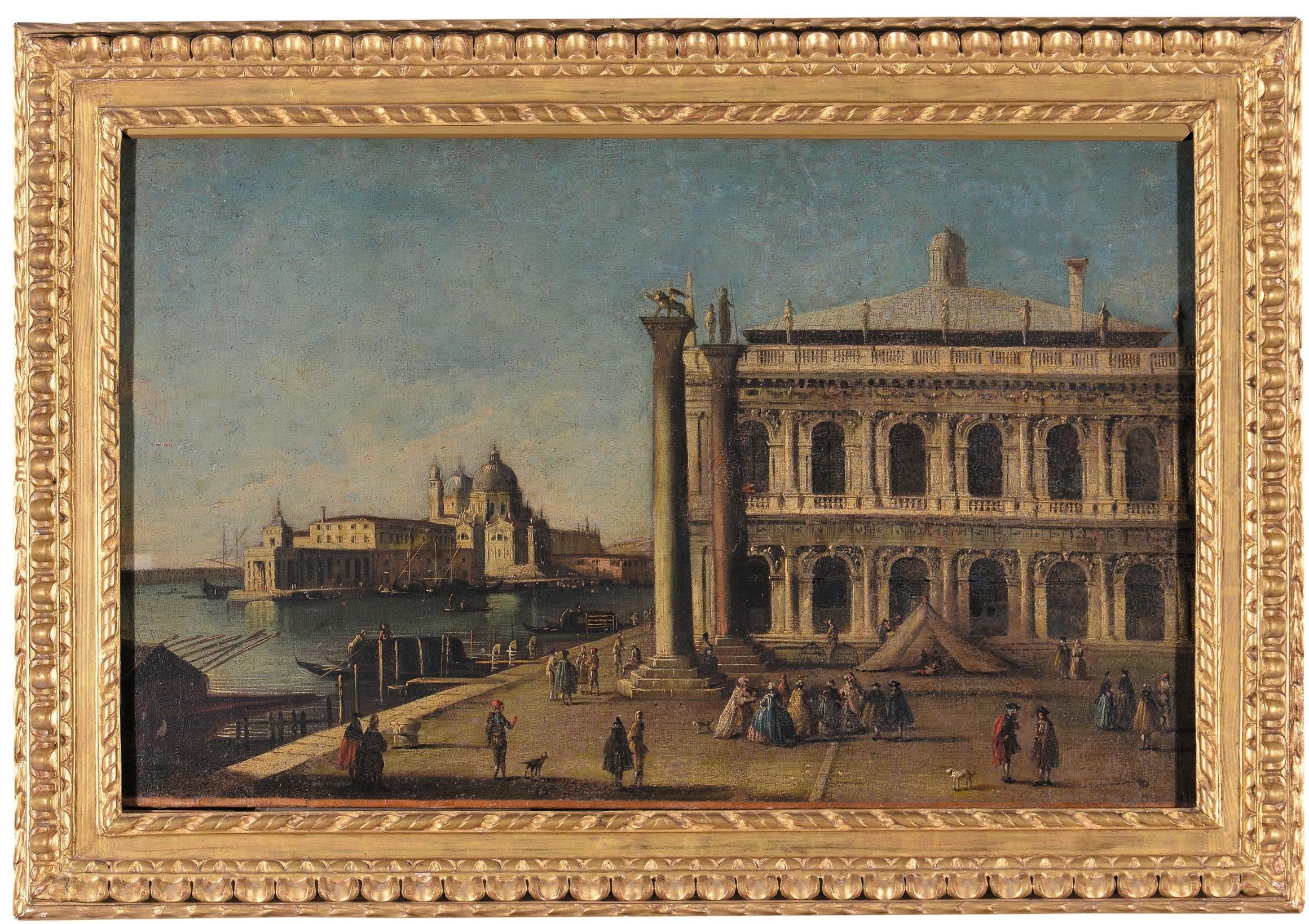 Venetian School, 18th Century | Veduta di Venezia con la piazzetta di ...