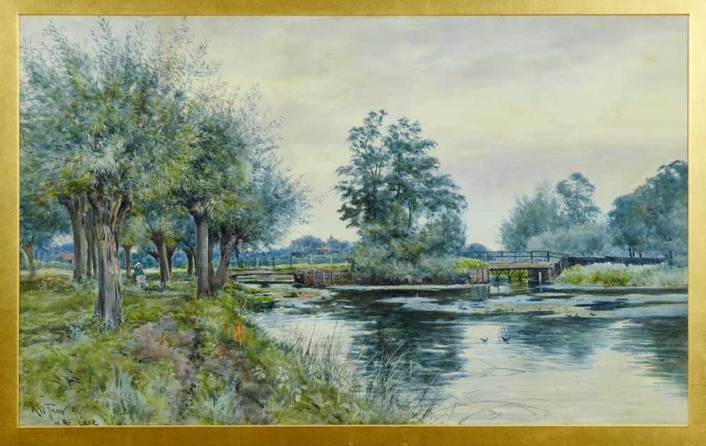 Robert Winchester Fraser | On The Colne (1890) | MutualArt