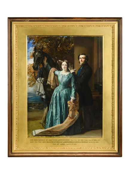 Robert Thorburn | Portrait of John Dunn Gardner (1811-1908) standing ...