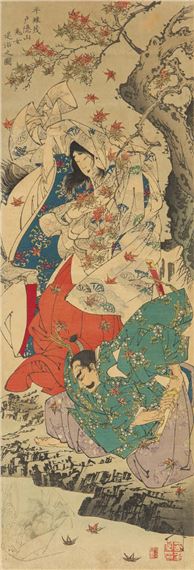 Tsukioka Yoshitoshi | Tairano koremochi Togakushiyama kijo taiji no zu ...