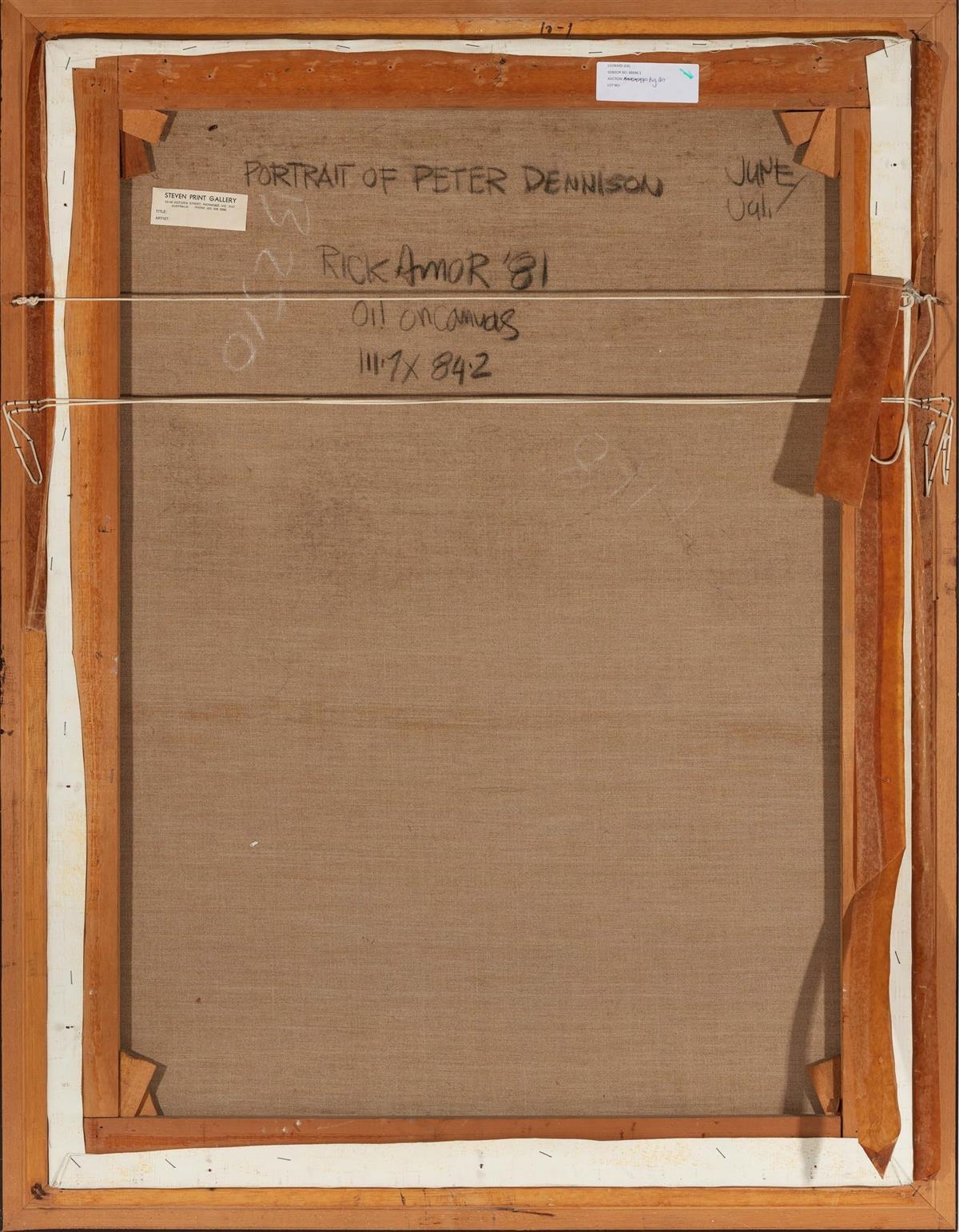 Rick Amor | Portrait of Peter Dennison (1981) | MutualArt