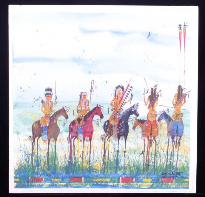 Leland Stewart | Crow Native | MutualArt