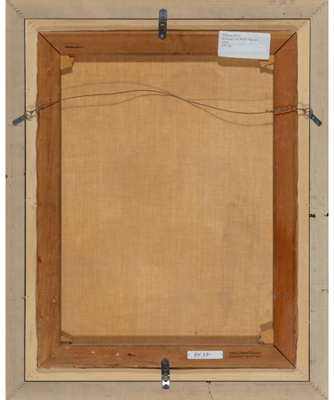 Edward Runci | Redhead with Black Negligee | MutualArt