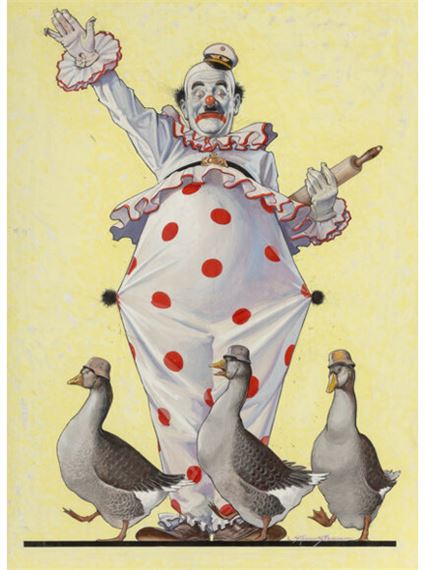 Lawrence Sterne Stevens | A Monster in Clown's Clothing | MutualArt