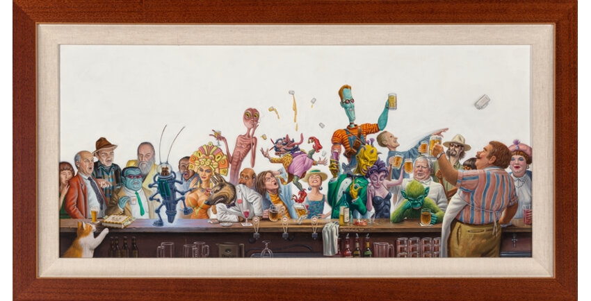 James Warhola | The Callahan Chronicles book cover (1997) | MutualArt