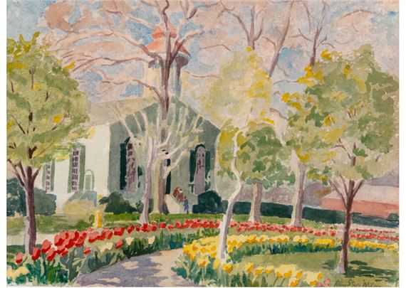 Alice Steer Wilson | The Welcome Center (1985) | MutualArt